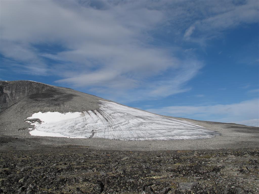 Old ice in Juvfonne - NVE